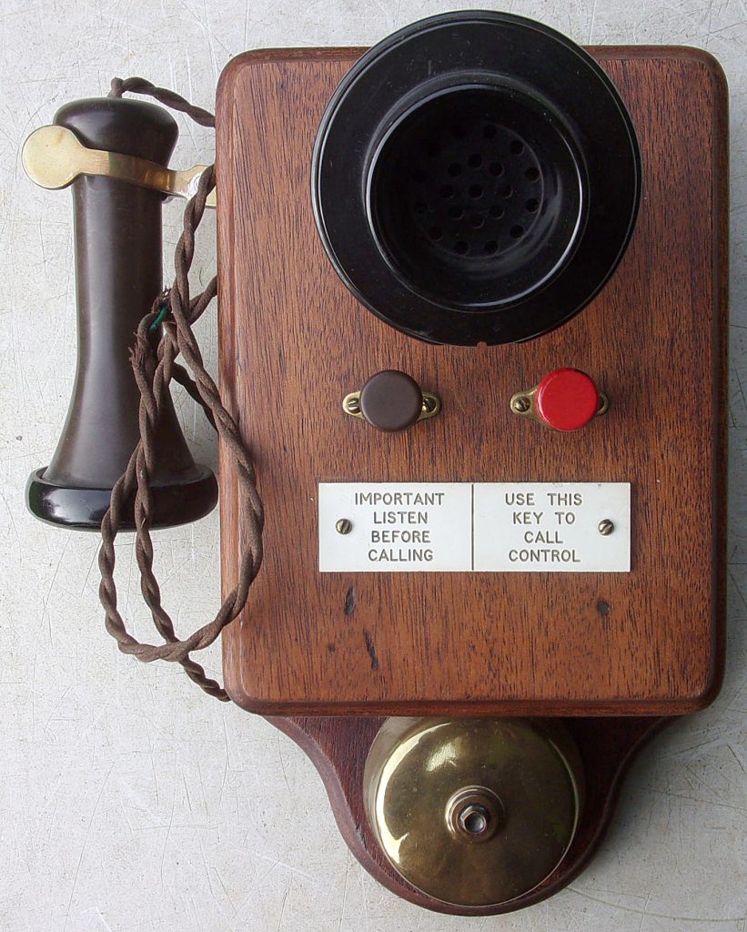Signal box telephone, nicely restored. Excellent condition. - Great ...