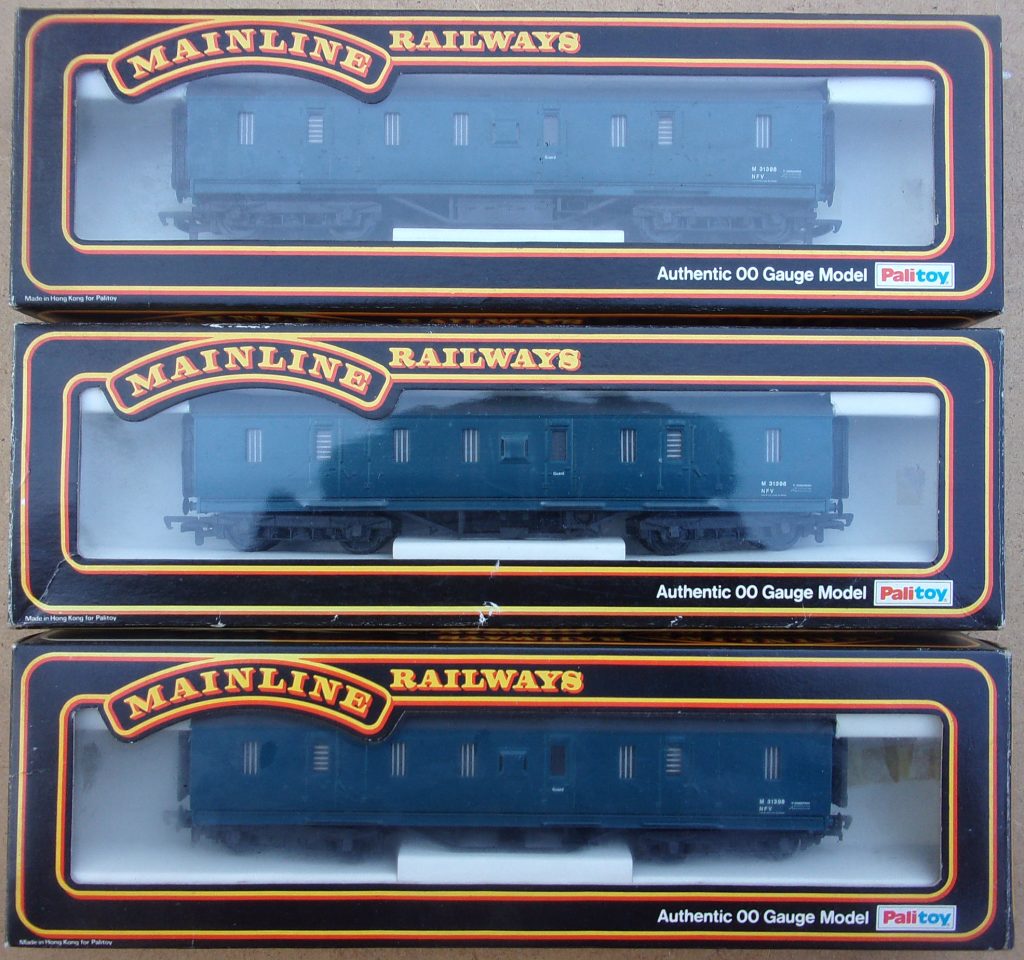 3 x 00 Palitoy Mainline "BR Parcel Vans" boxed. As new. - Great ...
